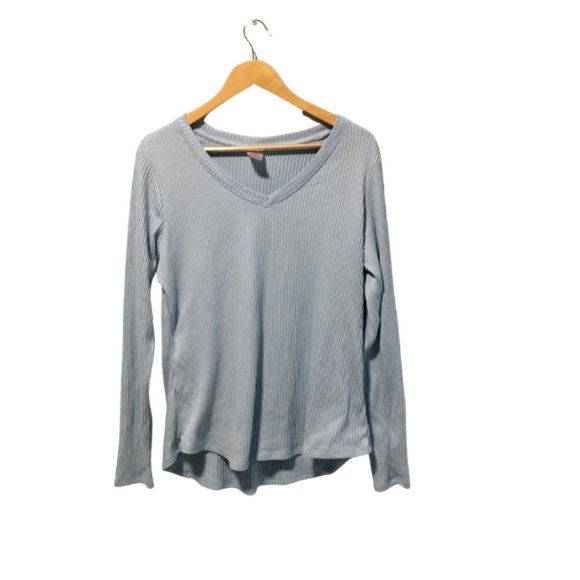 Nobo Smooth | Tops | Nobo Smooth Women Long Sleeve Light Blue Shirt ...